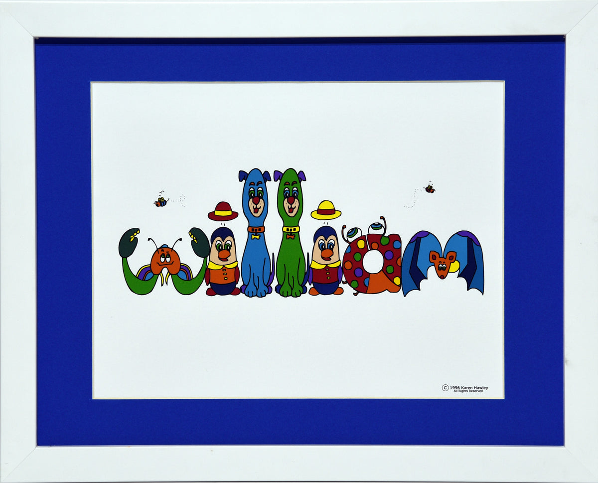 Primary Colours with Frame – Alphacritters West